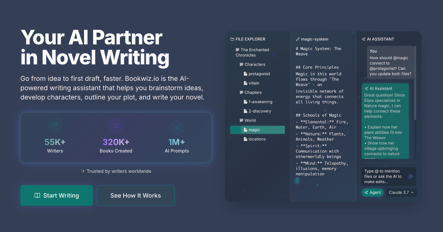 AI-Powered Writing Platform for Authors